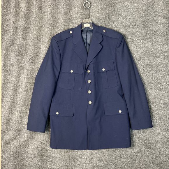Jackets & Coats | Vintage Us Air Force Mens Service Dress Coat Jacket ...